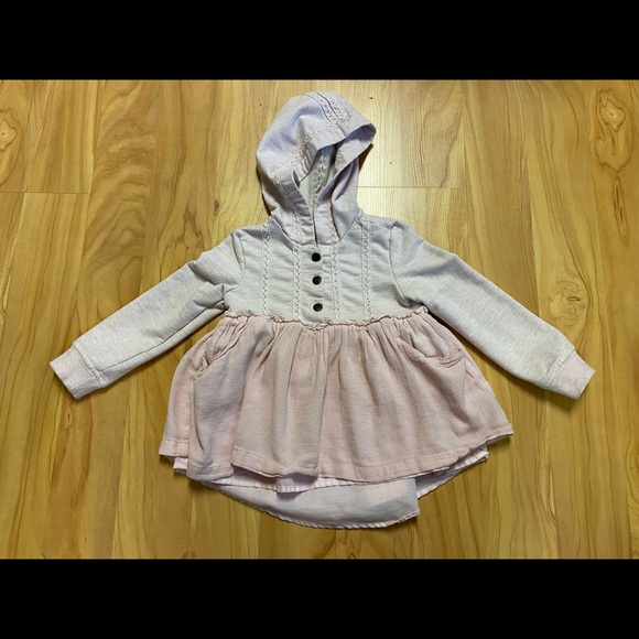 Max Studio | Shirts & Tops | Girls Max Studio Kids Pink Hooded Shirt ...
